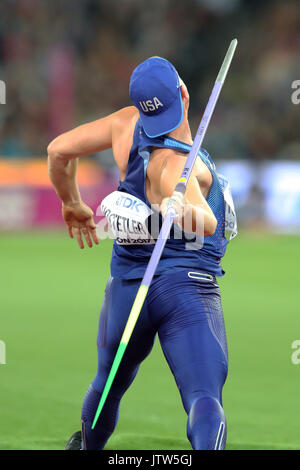 Cyrus HOSTETLER (United States of America) competing in the Javelin Men ...