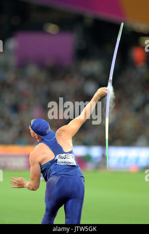 Cyrus HOSTETLER (United States of America) competing in the Javelin Men ...