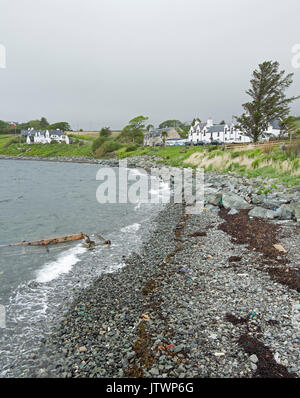 Village of Stein, Loch Bay, Waternish peninsula, Isle of Skye, Scotland ...