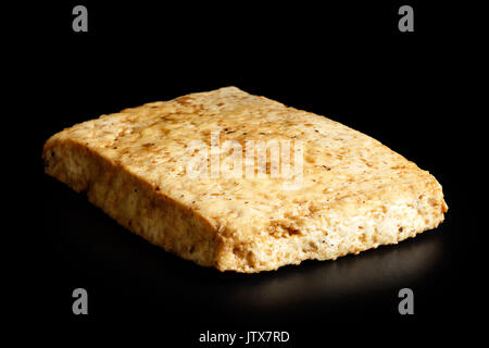 Single block of marinated tofu isolated on white Stock Photo - Alamy