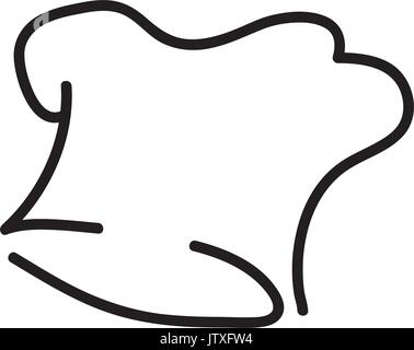 Isolated toque outline Stock Vector Image & Art - Alamy
