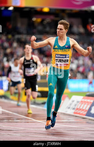 James Turner of Australia competing in the men’s T36 final at the Paris ...