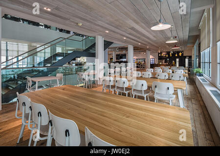 ASOS staff canteen Stock Photo - Alamy