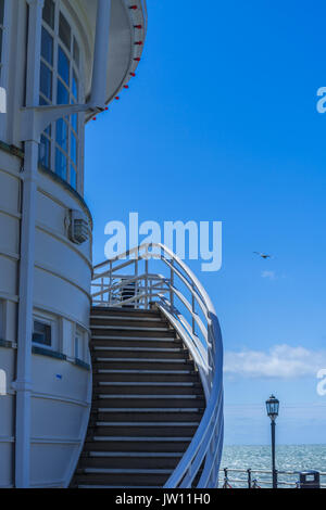 Close up of the steps at Worthing pier Stock Photo - Alamy