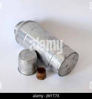 Ancientaluminum thermos, flask Vacuum, Brand IRUM, made in Spain Stock ...