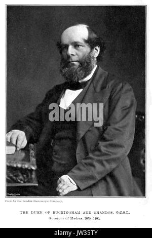 3rd Duke of Buckingham and Chandos Stock Photo - Alamy