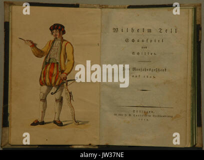 The first edition of 'Wilhelm Tell' by Friedrich Schiller, a major work ...