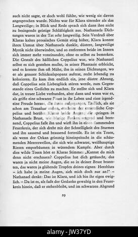 E T A Hoffmann Der Sandmann 029 Stock Photo - Alamy