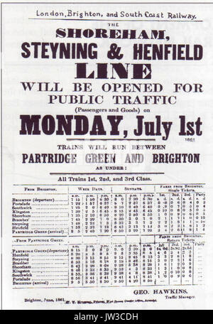 Steyning Line Opening Stock Photo - Alamy