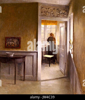 A painting by Peter Vilhelm Ilsted, a Danish artist known for his ...