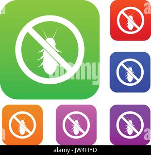 No termite sign set 9 collection Stock Vector Image & Art - Alamy
