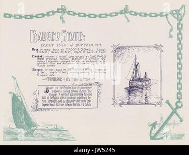 Badger State (steamboat 1862) 02 Stock Photo - Alamy