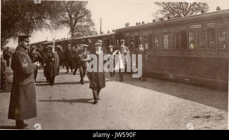 The Old Railway station Bisley Camp, Surrey Stock Photo - Alamy