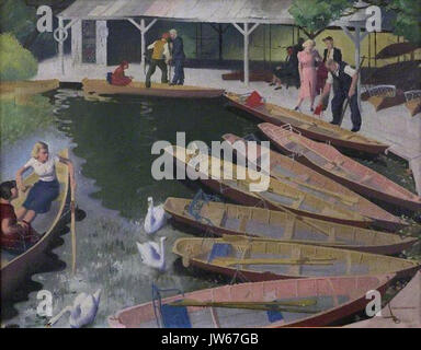 The Boat Shed Percy Shakespeare Stock Photo - Alamy