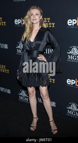 Model Bar Paly attends the premiere of the motion picture crime drama ...