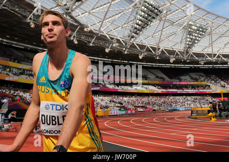 Cedric DUBLER (Australia), competing in the Decathlon High Jump at the ...