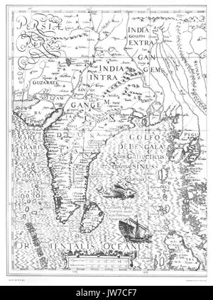 India map 1500 Stock Photo - Alamy