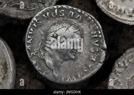 roman denarius, silver currency Stock Photo - Alamy
