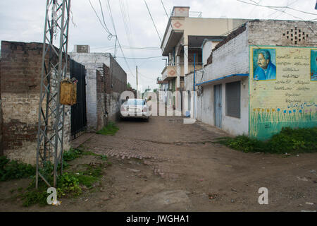 Empty street kharian village pakistan Stock Photo - Alamy