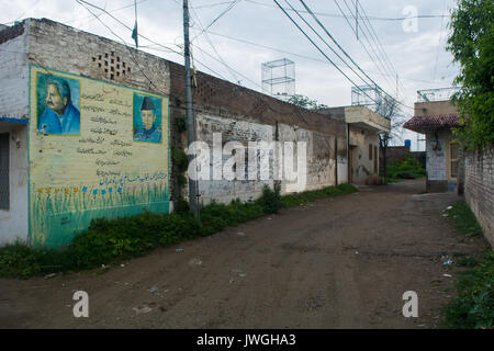 Empty street kharian village pakistan Stock Photo - Alamy