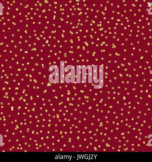 Seamless gold dotted pattern on a beige background vector Stock Vector ...