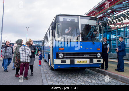 Ikarus 280 articulated suburban bus,25th anniversary of ROPID Stock ...