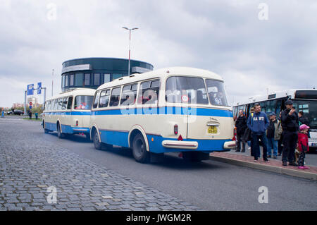 Skoda 706 RTO-KAR bus with trailer,25th anniversary of ROPID Stock ...
