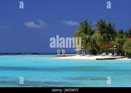 Maldivian beach, Ari Atol, Maldives Stock Photo - Alamy
