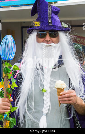 A man dressed in a Wizard costume The Maryland Renaissance Festival ...