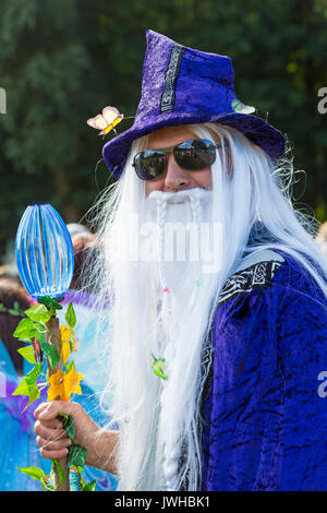 A man dressed in a Wizard costume The Maryland Renaissance Festival ...