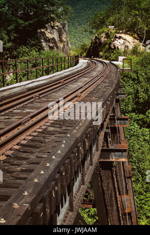 Frankenstein Trestle, Crawford Notch, New Hampshire, still image ...