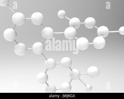 3d rendering circular molecule structure Stock Photo - Alamy