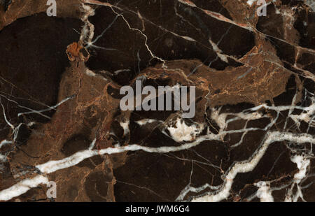 Beautiful brown marble tile with white veins Stock Photo - Alamy