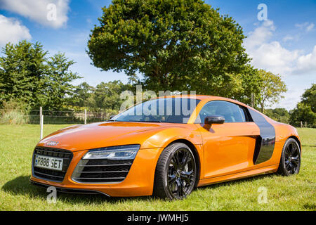 Audi R8 V10 Quattro, on display at the Bicester Motion assembly held on ...