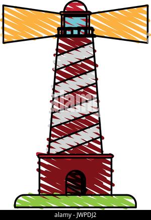 striped lighthouse icon image Stock Vector Image & Art - Alamy