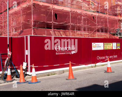 Churchill Retirement Living, retirement apartment construction site ...