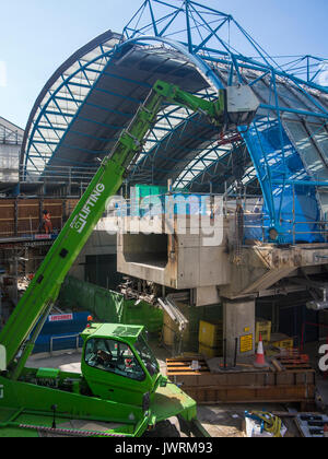 The redevelopment of Waterloo station to allow longer platforms but ...