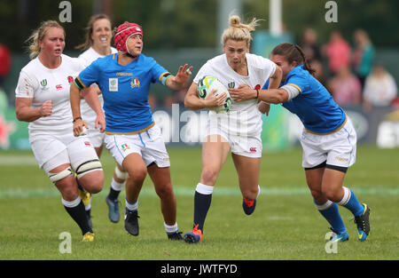 Italy's Maria Magatti during the Women's Rugby World Cup group stage ...