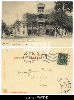 The Confederate Home in Austin, Texas, served as a residence for ...