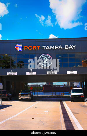 Cruise Terminal 2 building at Port Tampa Bay FL, USA Stock Photo - Alamy