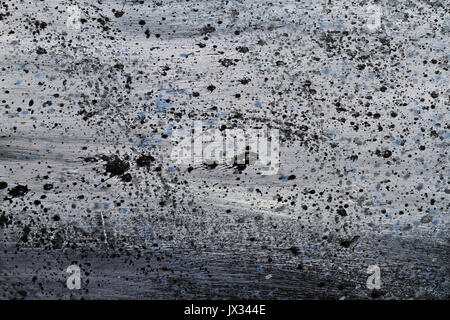 Hand painted splattered wood grain texture background with acrylic ...