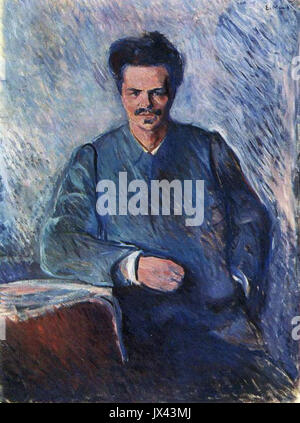 'August Strindberg' is a portrait by Edvard Munch, depicting the ...