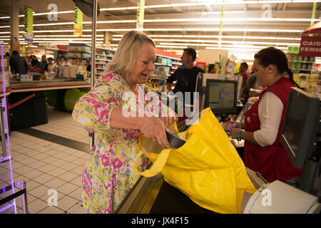 Auchan Supermarket Calais France Stock Photo - Alamy