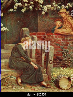 The Fable of the Girl and her Milk Pail Stock Photo - Alamy