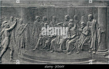 'Hanibal pred vratmi' is a 1908 artwork by Josip Urbanija, depicting ...