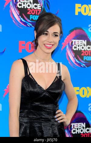 LOS ANGELES - AUGUST 13: Colleen Ballinger at FOX's Teen Choice 2017 at ...