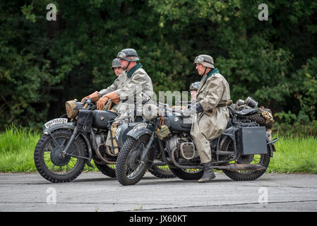 German BMW motorcycle during WWII Battle of Lomianki - historical ...