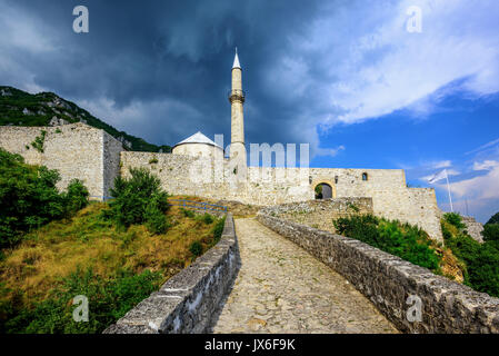 The castle of the historic town of Travnik, Bosnia and Herzegovina ...
