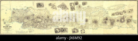 The 'Kaart van het eiland Java' is a historical map of the island of Java, Indonesia. This map ...