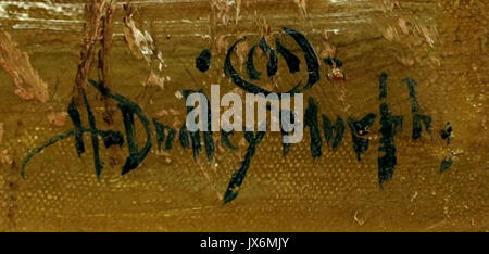 The signature of American painter Hermann Dudley Murphy, dated 1922 ...